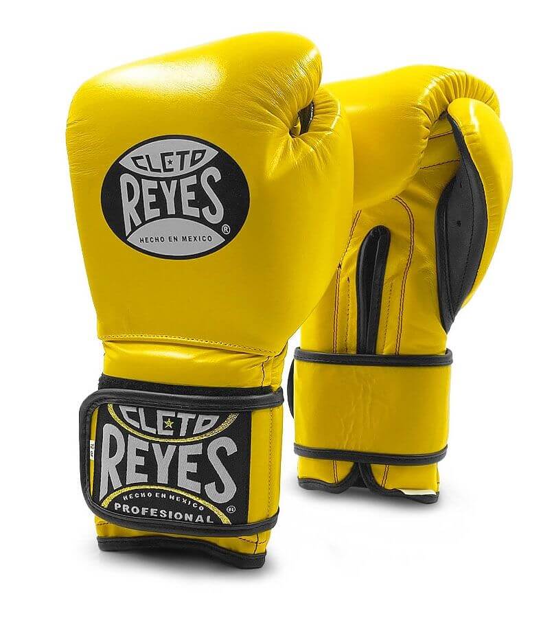 CLETO REYES SPAR GLOVES STRAP YELLOW – Mad Dog's Boxing Store