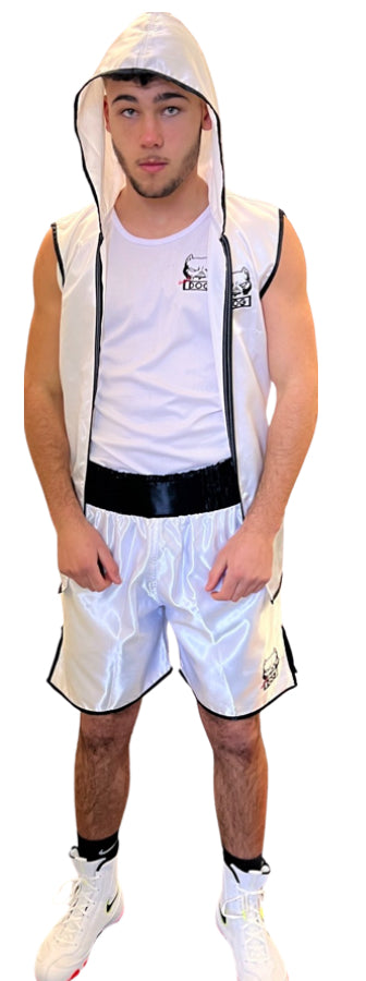 MAD DOG'S RING-WEAR SET WHITE/BLACK – Mad Dog's Boxing Store